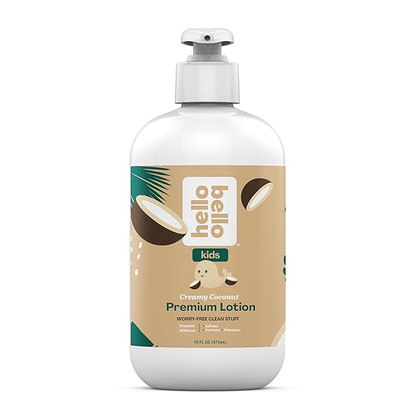 HELLO BELLO KIDS PREMIUM LOTION, GENTLE HYPOALLERGENIC VEGAN FORMULA TO ...