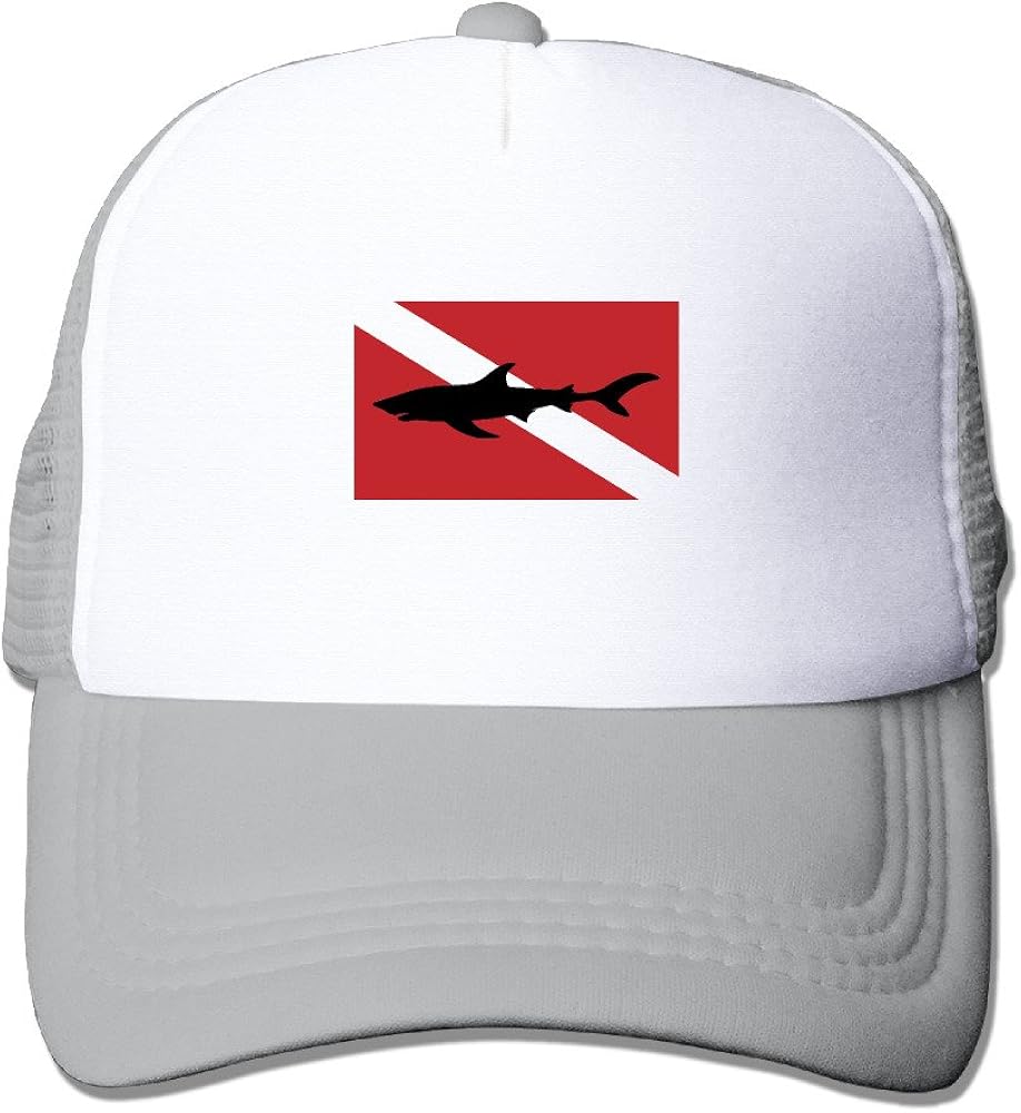 Fish Scuba Dive Unisex Fitted Mesh Hat Baseball Caps Ash: Amazon.ca ...