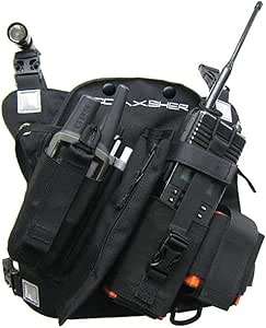 Amazon.com: Coaxsher Radio Chest Harness Rig for 2 Way Radio, GPS and ...
