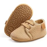 Amazon.com | SOFMUO Baby Boys Girls High Top Ankle PU Leather Sneakers Soft Rubber Sole Infant ...