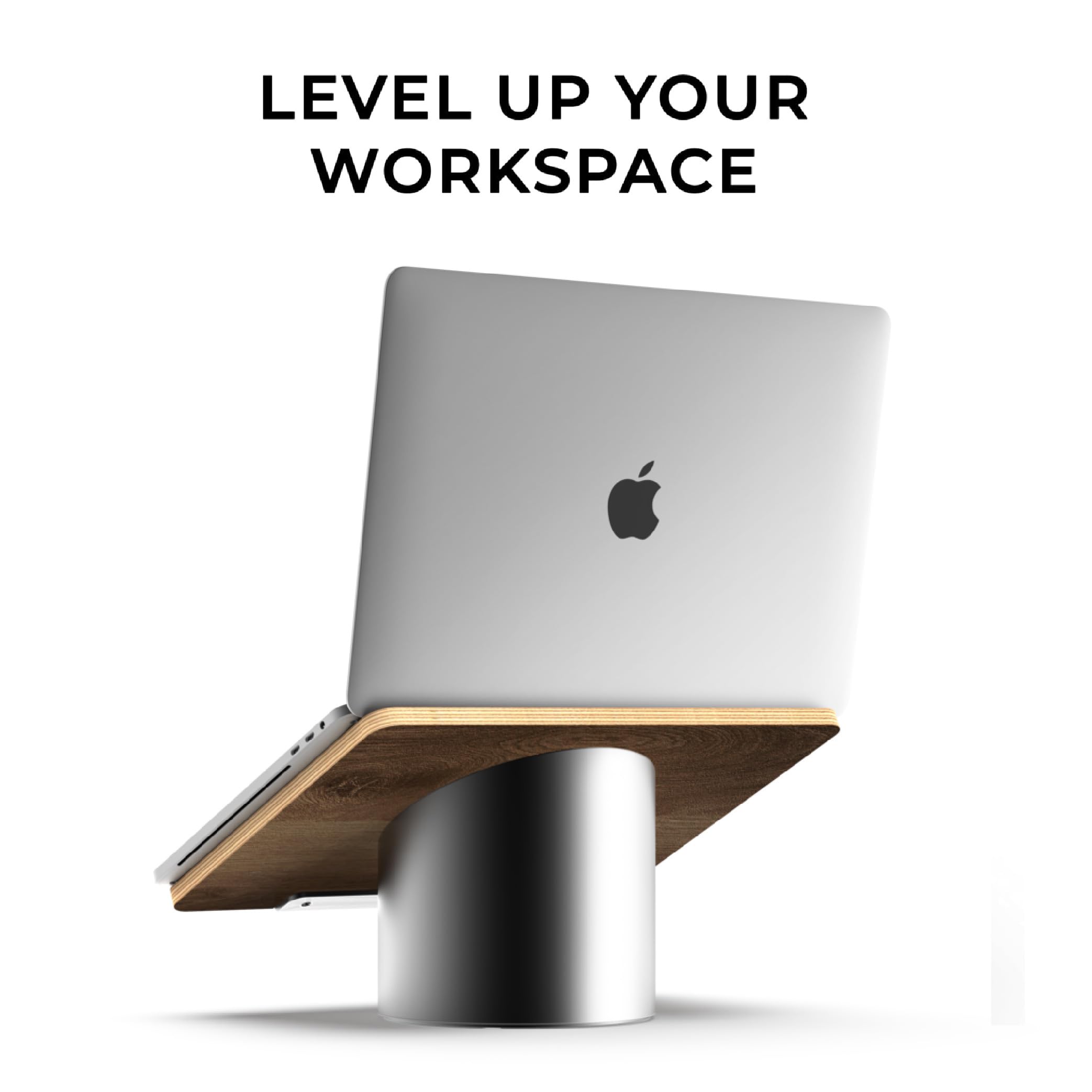 Mua HumanCentric Laptop Riser for Desk in Black Walnut Wood Top and ...