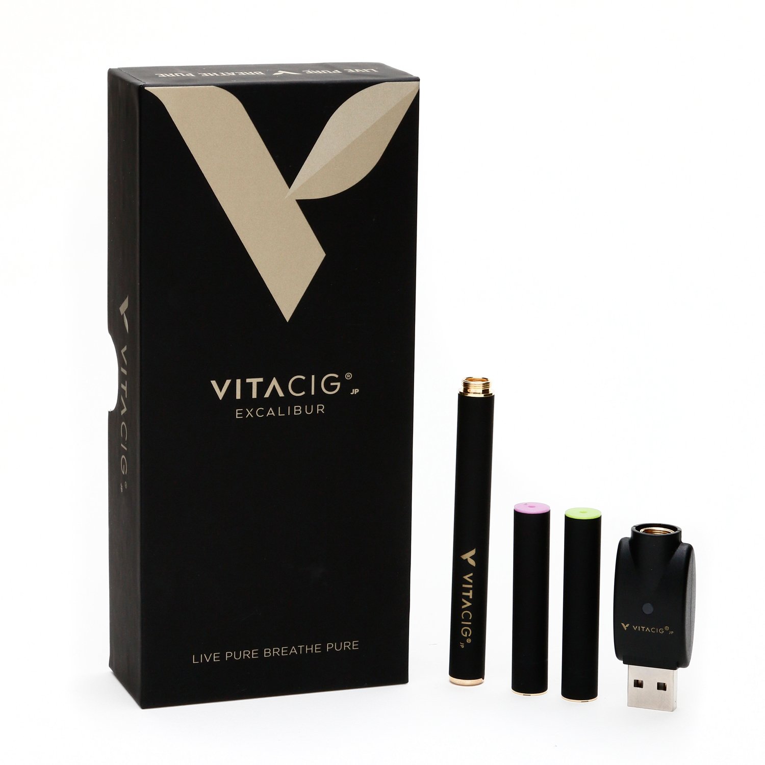 Amazon | VITACIG EXCALIBUR スターターキット(ブラック) | ビタシグ (VITACIG) | 電子たばこ