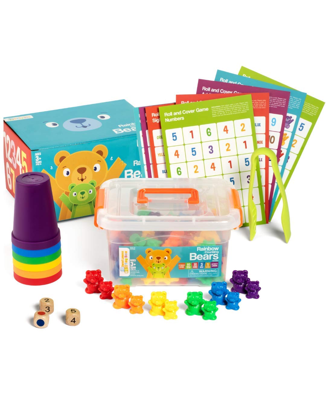 Mua SWEET LEMONS Rainbow Counting Bears Math Manipulatives- 90 Teddy ...