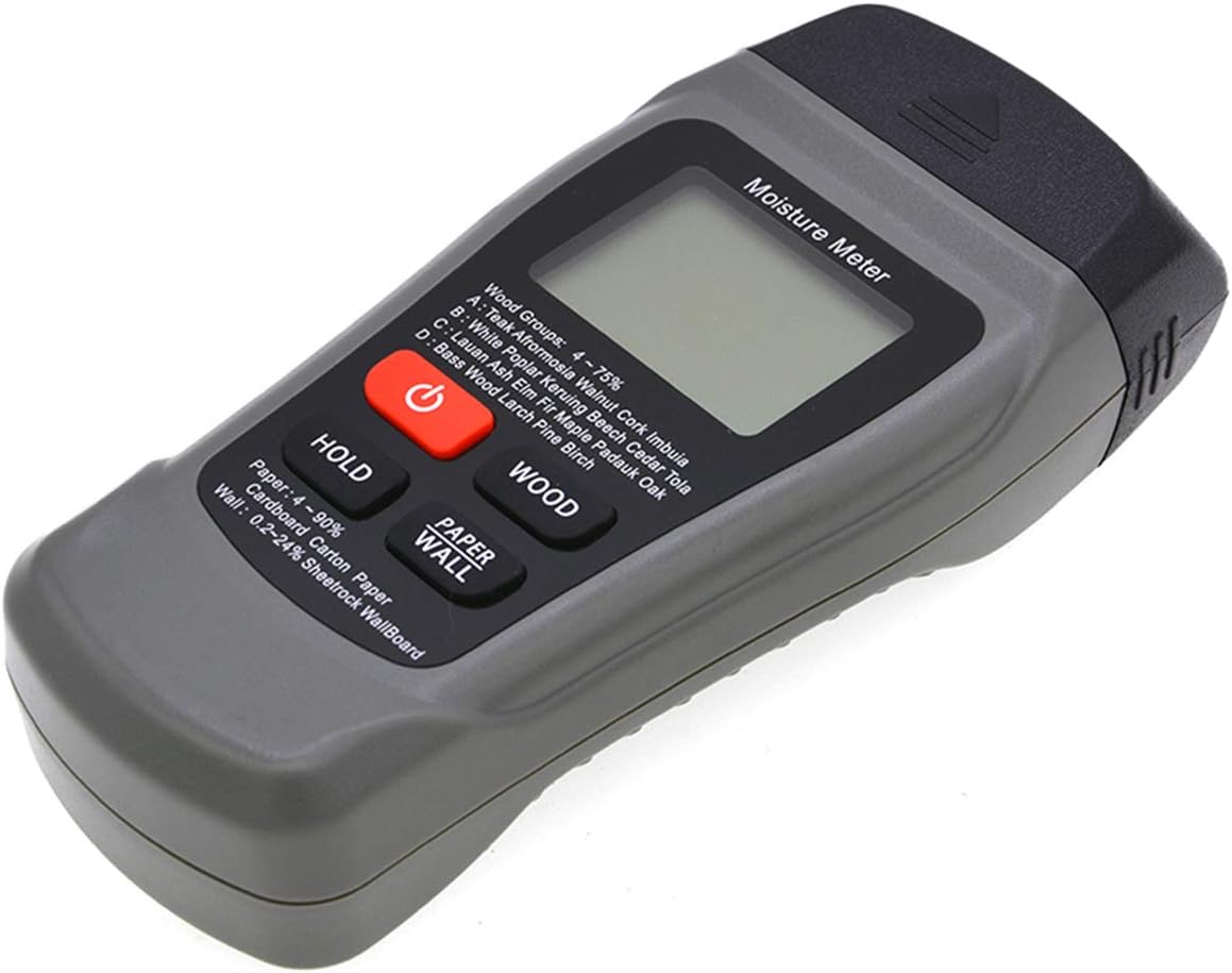 Temperature & Humidity FAMKIT Digital Moisture Meter Paper Humidity ...