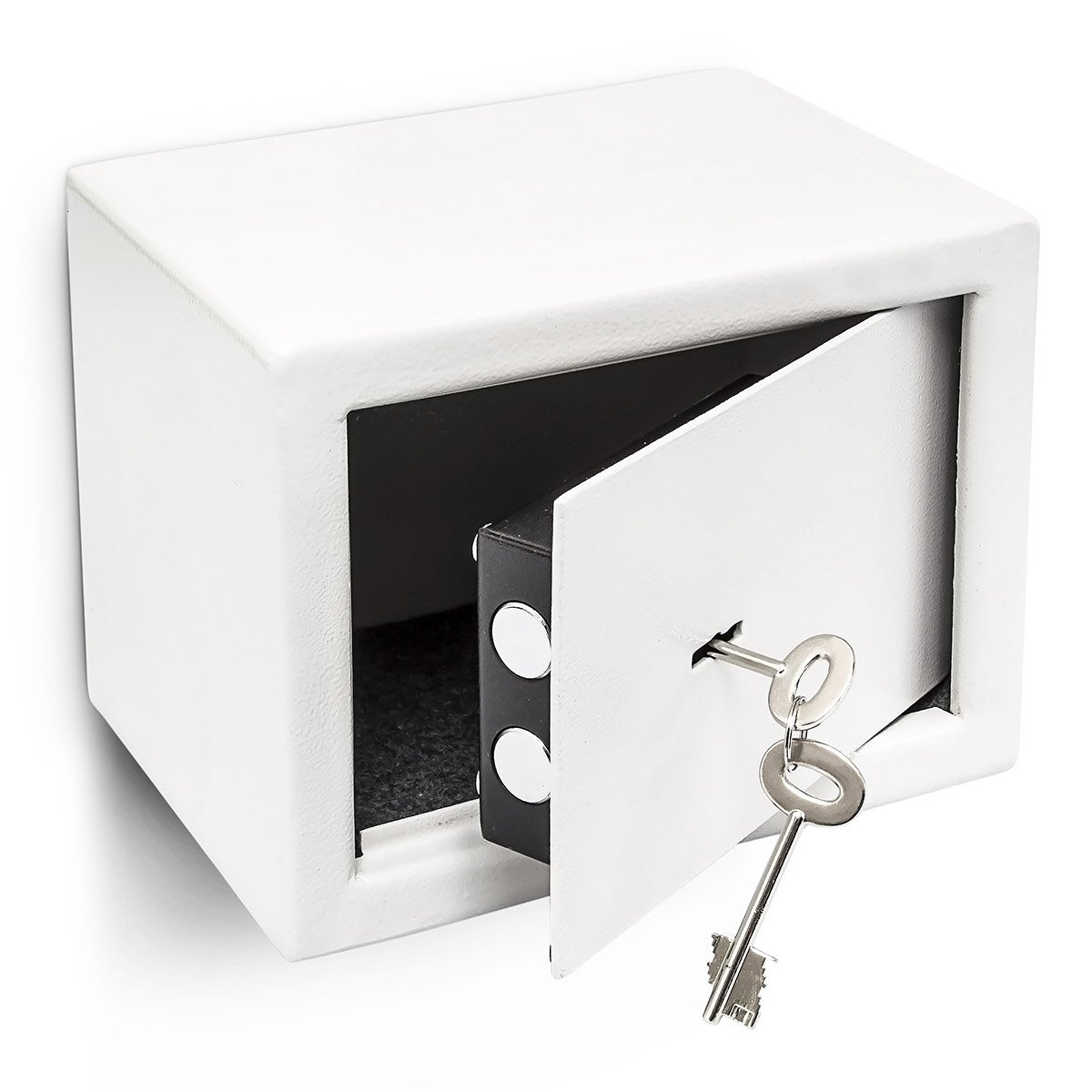 Relaxdays Mini Safe Mini Tresor Wandresor Möbeltresor mit Schlüssel 23 ...