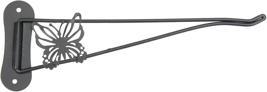 Amazon.com: Amertac 413BL Swivel Butterfly Plant Bracket, Black, 10 ...
