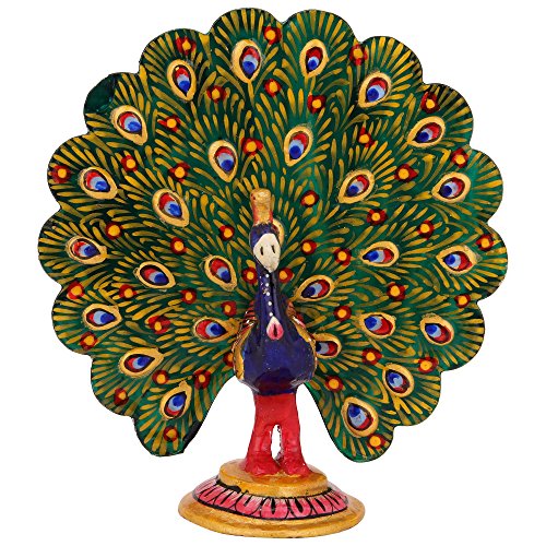 Amazon.com: Peacock, Dancing Peacock Showpiece Figurine_EB_Figur_035US ...