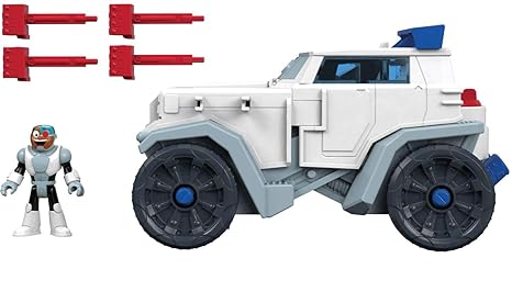 Buy Fisher-Price Imaginext Teen Titans Go! Cyborg & Transforming Battle ...