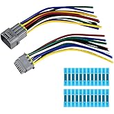 Amazon.com: 16Pin 14AWG Waterproof Plug Connector Pigtail Cable Fits ...