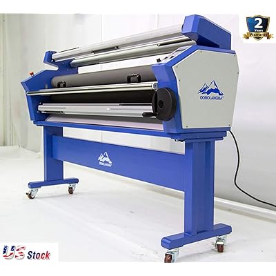 Buy US Stock - 55 inch Full-auto Stand Wide Format Cold Laminator Heat Assisted Roll to Roll ...