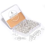 Amazon.com: BEADNOVA 8mm Open Jump Rings Gold Jump Rings for Jewelry ...
