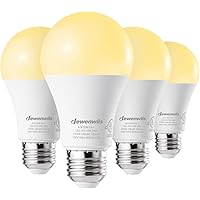 DEWENWILS 8-Pack A19 LED Light Bulb, 1500LM, 3000K Soft Warm Light Bulb, Energy Saving 14W(100W ...