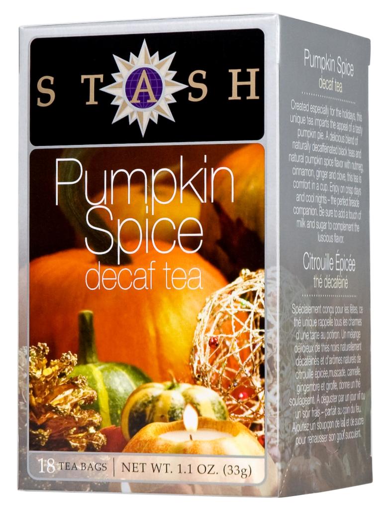 Amazon.com : Stash Tea Decaf Pumpkin Spice Black Tea - Decaf, Non-GMO ...