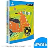 Classmate Long Notebook - Single Line, 400 Pages, 297mm x 210mm (Pack ...
