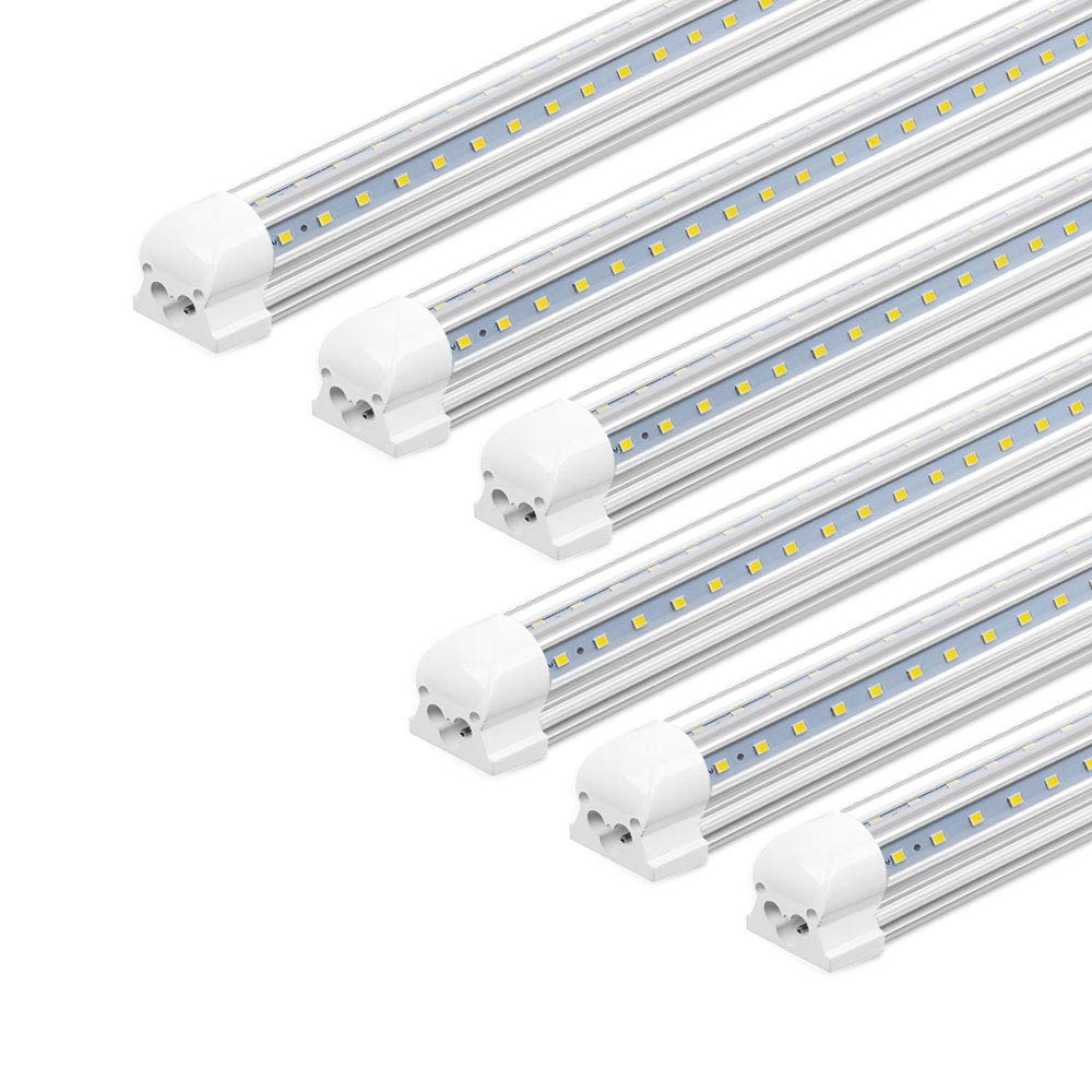 (Pack of 12) SHOPLED 6FT LED Tube Light T8 Integrated Single Fixture ...