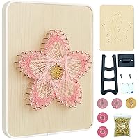 Amazon.com: BAZIMA DIY String Art Kit for Beginner, DIY Sakura Craft Kit,Unique Gift,Craft Kit ...