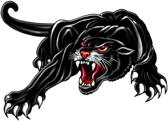 Sticker Panther - black - 18x12cm: Amazon.co.uk: Car & Motorbike