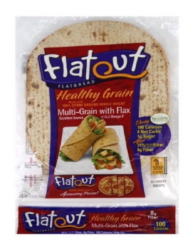 Amazon.com : FLAT OUT Flatbread, Multigrain, 11.2 Ounce (Pack of16 ...