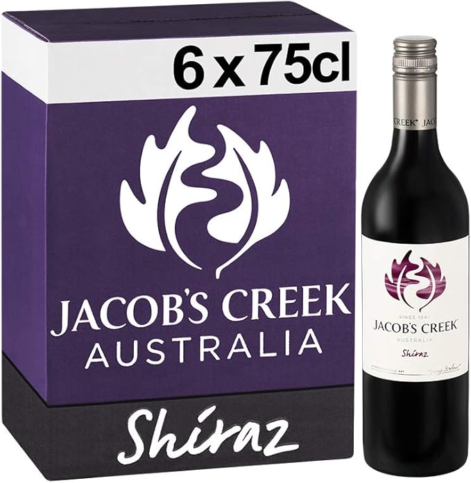 Jacobs Creek Classic Shiraz Wine, 75 cl, Case of 6: Amazon.co.uk: Grocery
