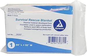 Amazon.com: Compact Rescue Blanket - (1 Blanket) : Sports & Outdoors