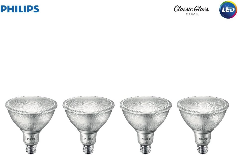 Philips LED Indoor/Outdoor Dimmable PAR38 1200-Lumen, 5000-Kelvin, 14 ...