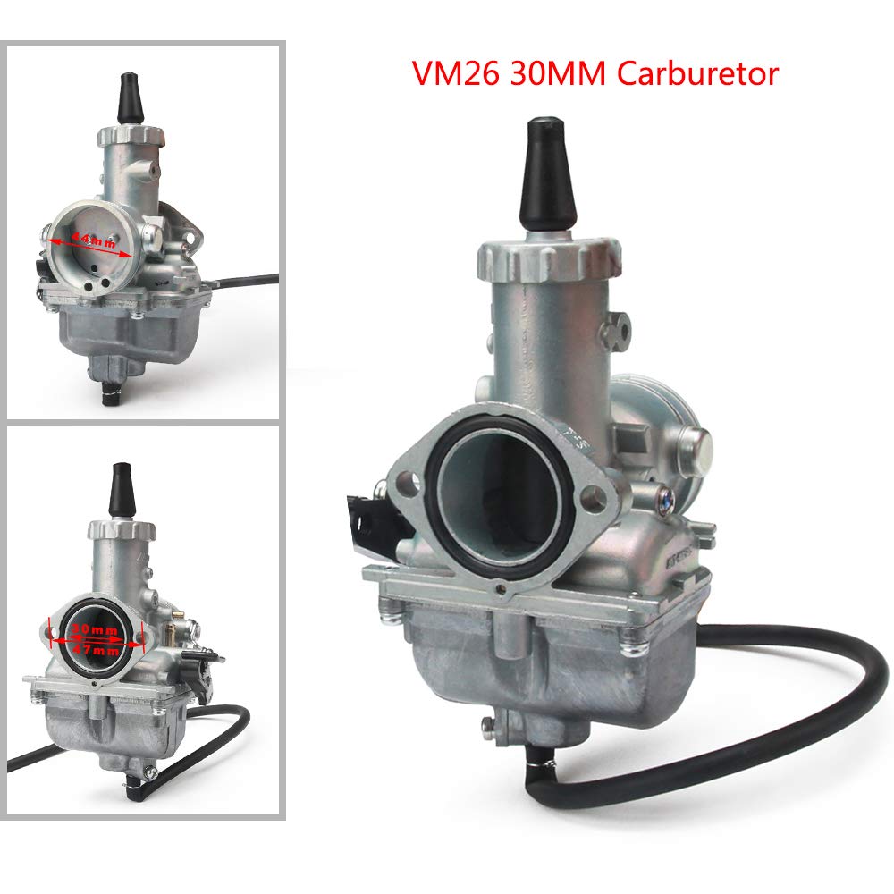 YSMOTO Mikuni VM26 30MM Carburetor Carb For Most Of Motorcycle Intake Dirt Pit Bike ATV Quad ...
