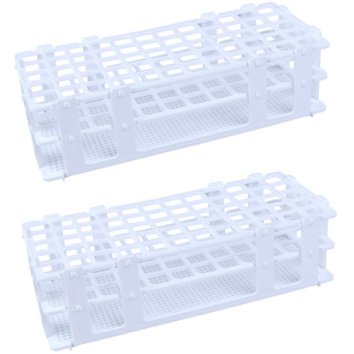 16mm Test Tube Rack Pack of 2 – Chougui Plastic Lab Test Tube Rack ...