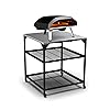 Ooni Large Modular Outdoor Table - 31x31x35 Inch Stainless Steel Pizza ...