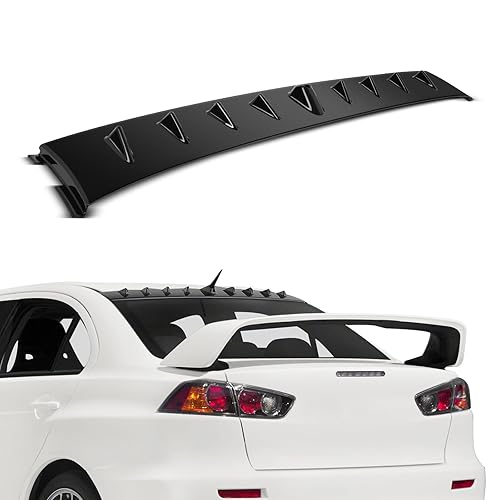 SCITOO Shark Fin Spoiler Fit for Mitsubishi Lancer Evolution EVO 8 9 ...