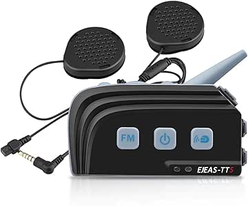 Intercomunicador Inalámbrico 1200M Intercom Interfono (Dual Blutooth 4. ...