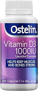 Ostelin Vitamin D3 1000IU Capsules - Maintains bone and muscle strength ...