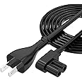 Amazon.com: AGVEE 6ft TV Power Cord, 90 Degree Angled L-Shaped UL ...
