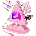 Amazon.com: Wolf USB C Hub, Pink 8-in-1 USBC Multiport Adapter Hub with ...