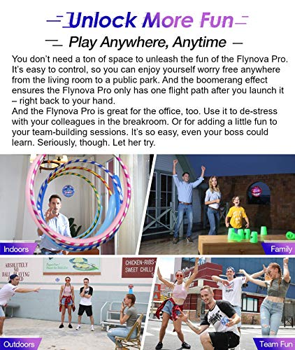 Flynova Pro Flying Spinner 2020 Upgrade Flight Gyro Toy - Boomerang ...