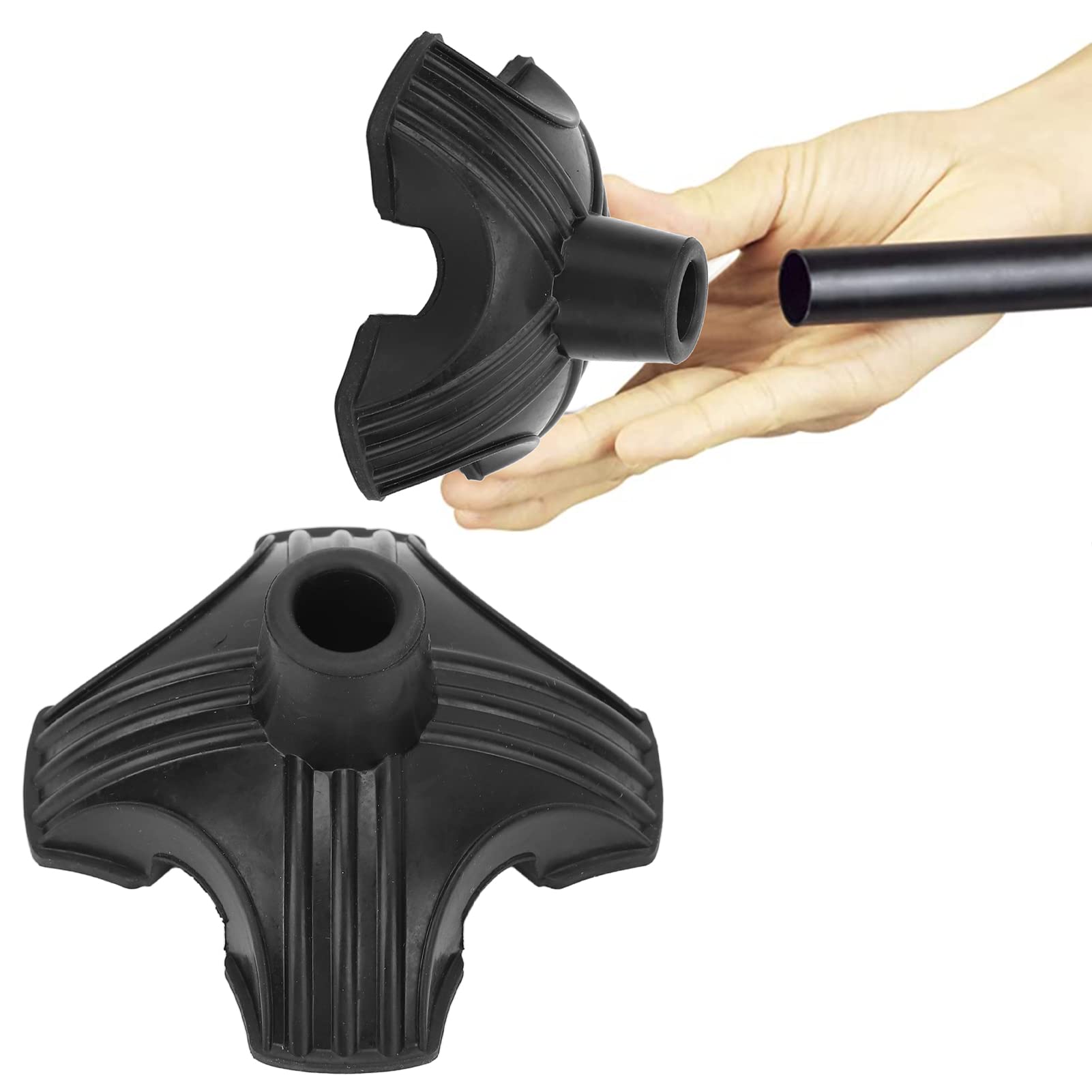 Self Standing Cane Tip, Quad Support Cane Tip Slip Wearproof Thickened ...