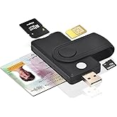 Amazon.com: Aiyingmei CAC Smart Card Reader, 5 in 2 DOD Military USB ...