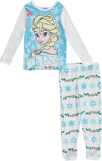 Amazon.com: Disney Frozen Little Girls' "Elsa Always" 2-Piece Pajamas ...