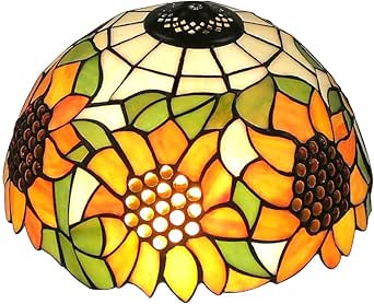 Upgrade Tiffany Style Sunflower Replacement Table Lamp Shades, 12 Inch ...