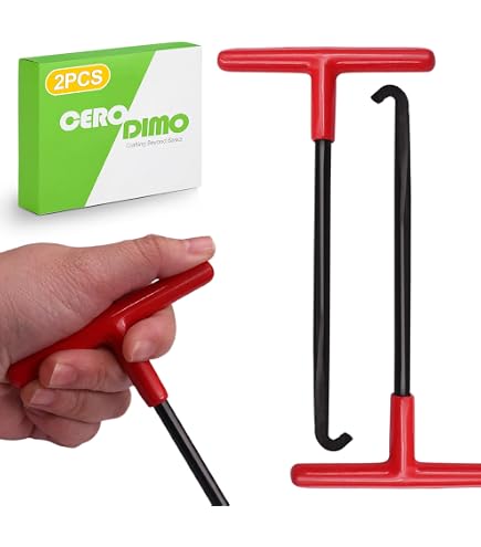T Handle Spring Remover BOHUIZ Exhaust Spring Puller Tool - 2pc T ...