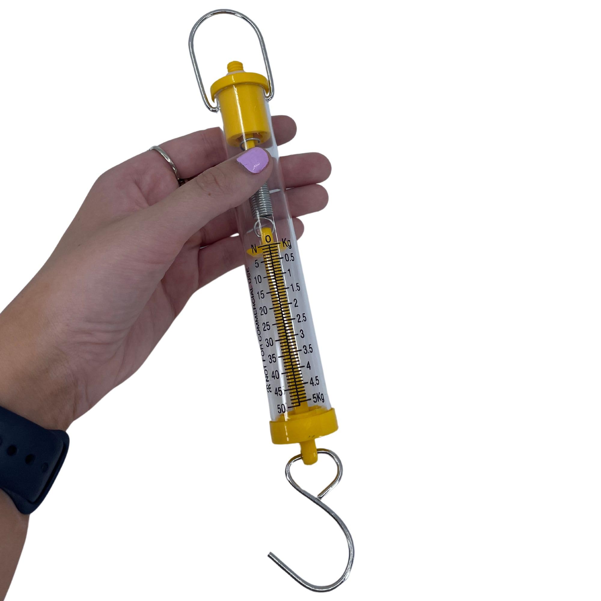 Mua Labs - Acrylic Tubular Spring Scale (Dynamometer) 50N/5kg Capacity ...