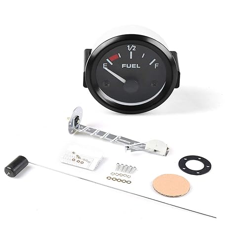 ATFWEL Fuel Gauge 2" 52mm Universal Car Fuel Level Gauge Meter with LED ...