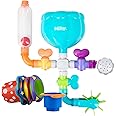 Amazon.com: Nuby Splish Splash Cups and Wacky Waterworks Pipes Bath Toys