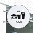 Amazon.com: Double-sided Waterproof LED Advertising Sign Lamp, DIY Logo Light Box, Wall-mounted ...