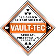 Amazon.com: Vault-Tec Designated Fallout Shelter Vinyl Sticker : Home ...