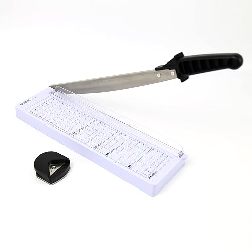BDKING Paper Trimmer A4 Guillotine Paper Cutter Gridded Photo Trimmer ...