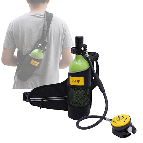 ZERNEIL Mini Scuba Tank, 32.8Ft Reusable Mini Scuba Tank Portable ...
