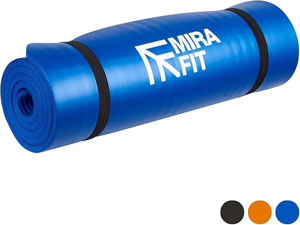 Mirafit 15mm Extra Thick Exercise Floor Mat - Choice of Colours: Amazon ...