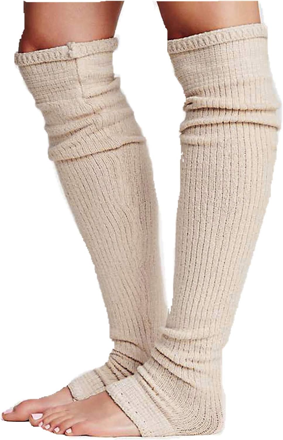 carol -1 Stulpen Damen Lange Winter Beinwärmer Gestrickt Verdicken ...