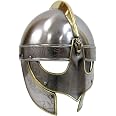 AnNafi® Handcrafted Viking Wolf Armor Helmet| Medieval Metal Knight ...