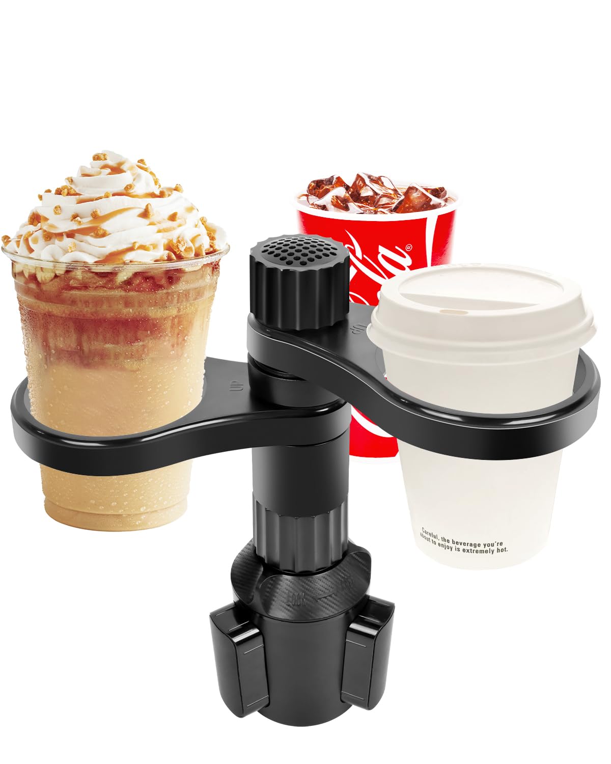 Car Cup Holder Expander, 3-Layers CarCup Holder Insert Extender Adapter ...